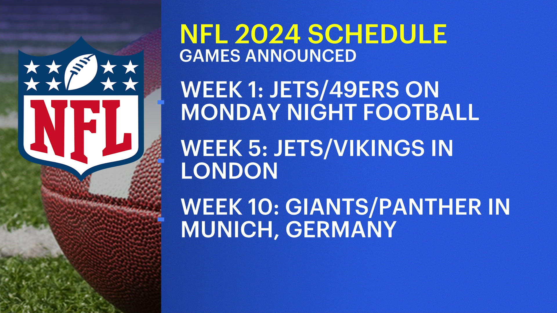 NFL schedule: Aaron Rodgers and New York Jets will face Minnesota ...