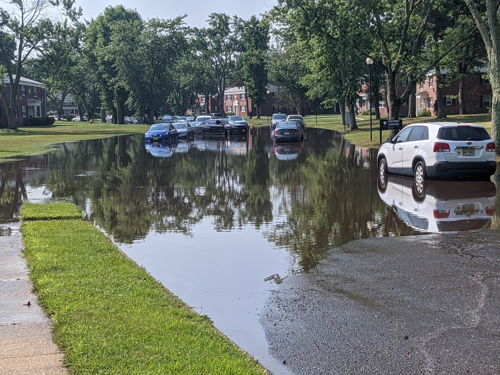 Flooding near Eatontown apartments damages, destroys dozens of cars