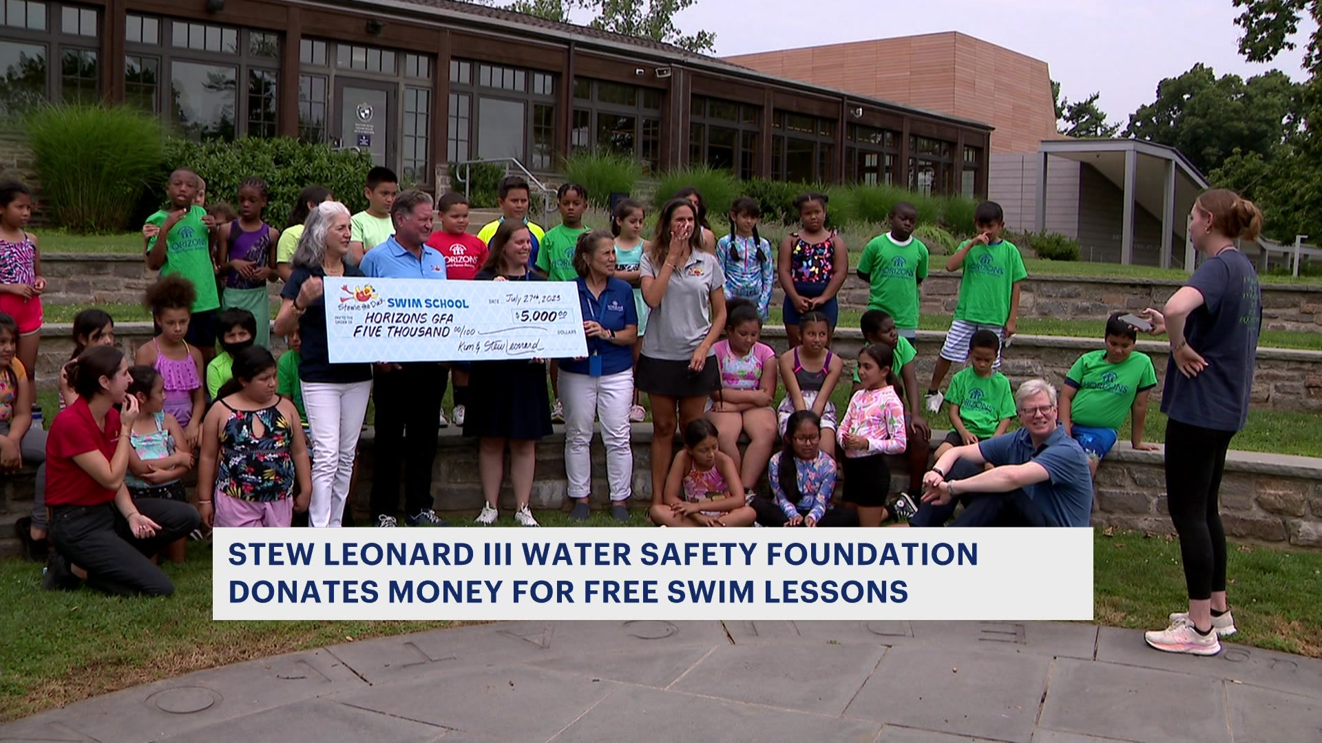 Stew Leonard III Water Safety Foundation donates $5K for free swim lessons