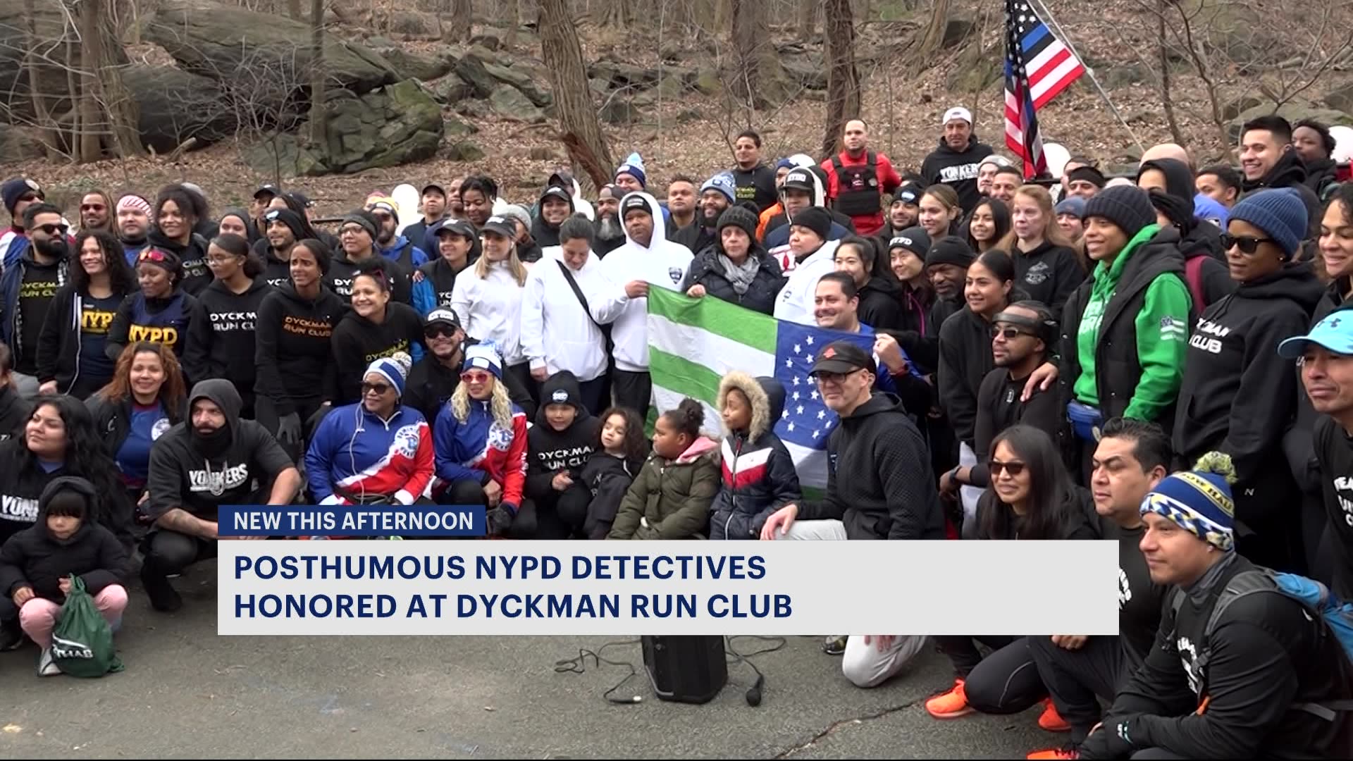 Dyckman Running Club pays tribute to fallen NYPD detectives Rivera, Mora