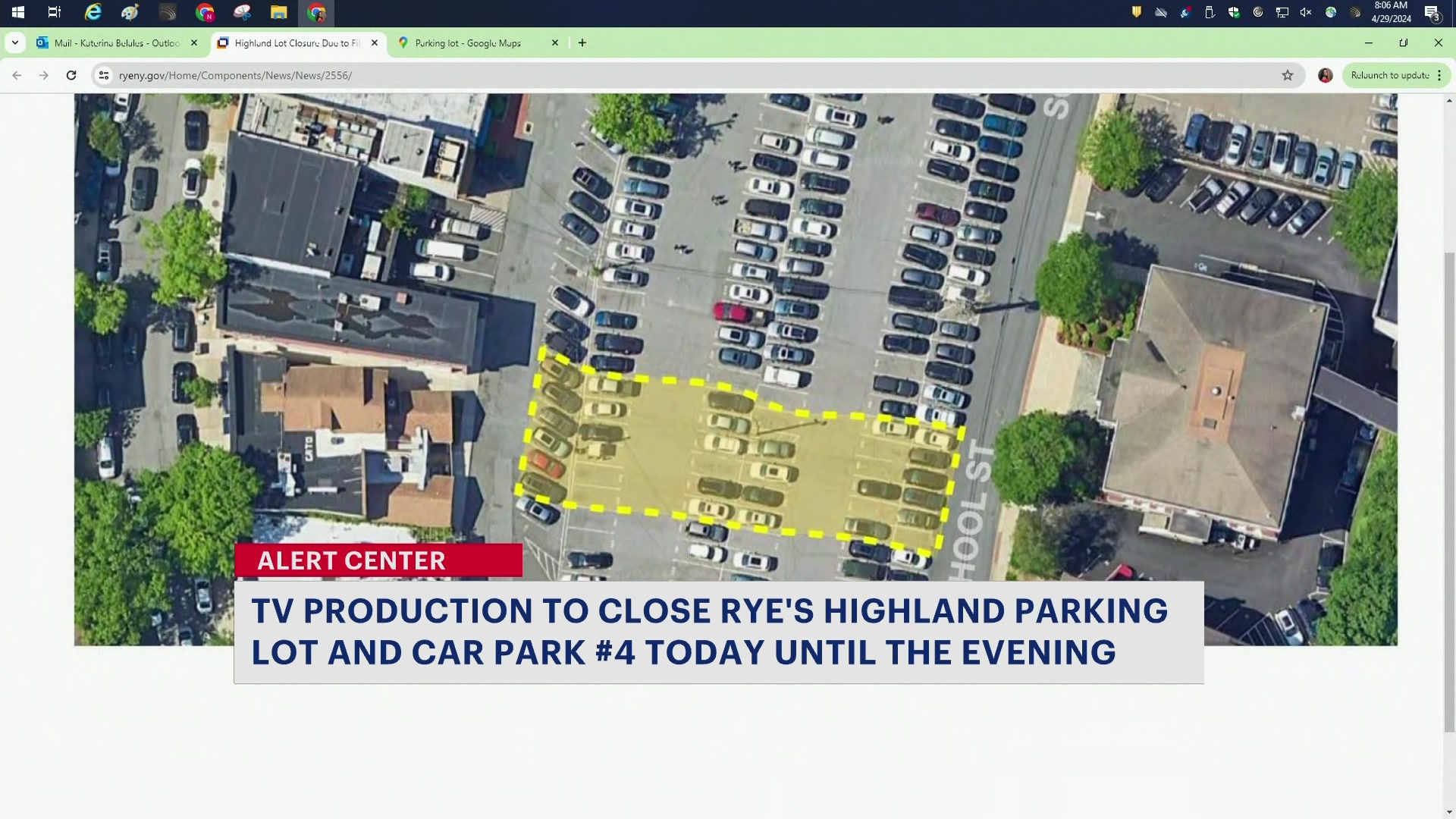Metro-North parking lot closed as Apple’s 'Swipe' films in Rye today
