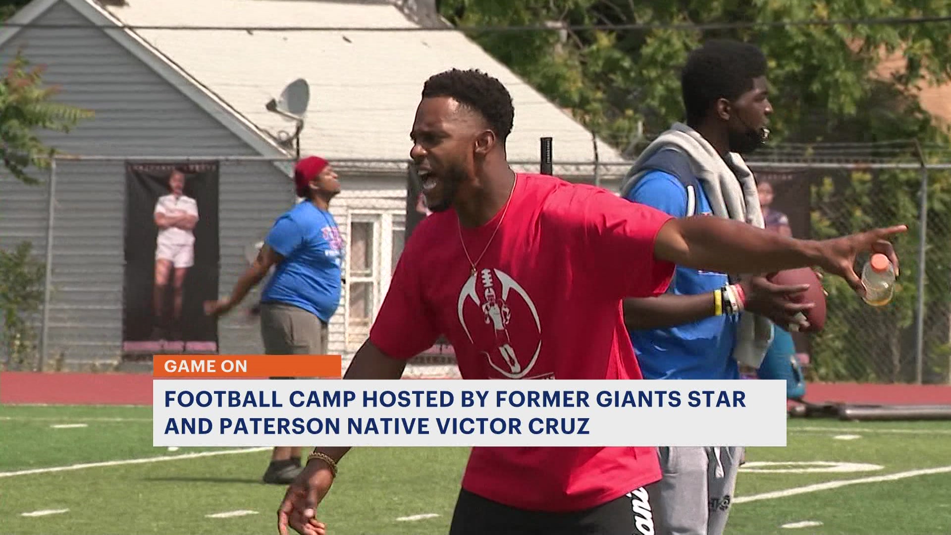 Paterson native Victor Cruz hosts football camp