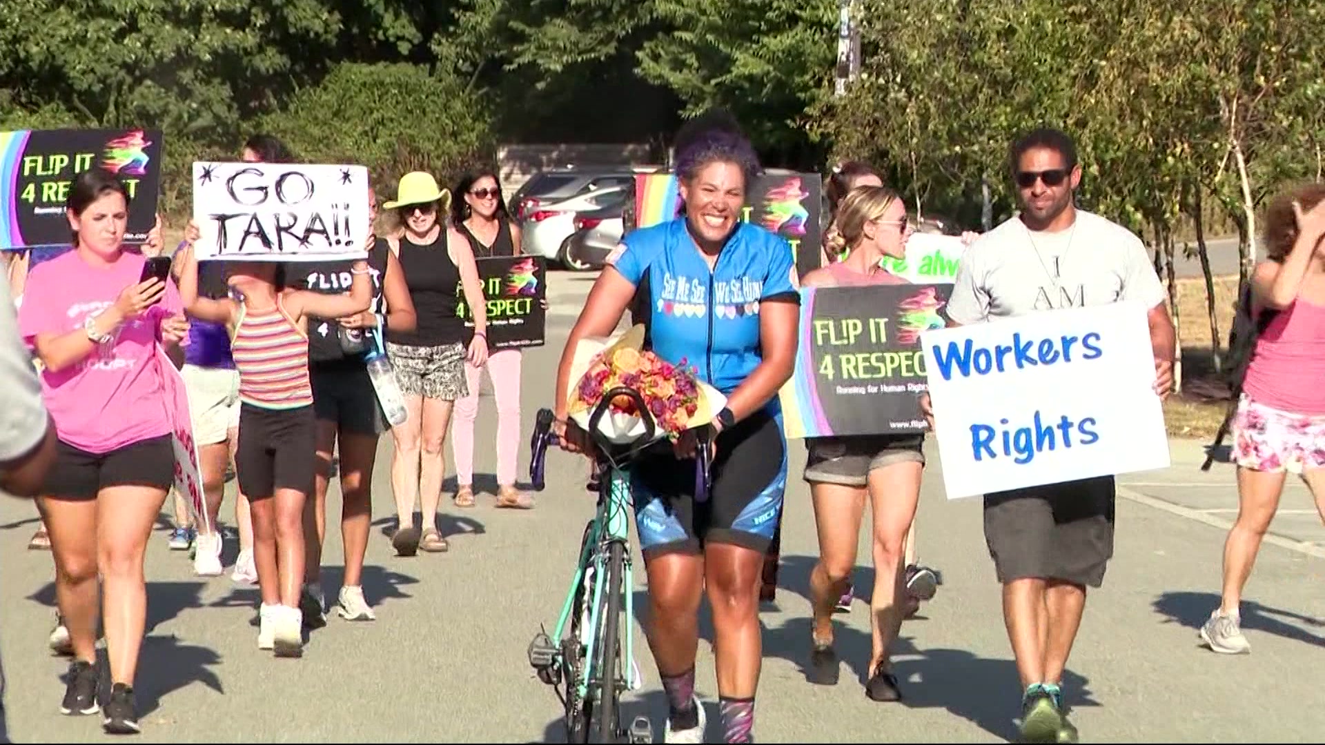 News 12 | Brooklyn | Beacon Woman Completes 3 000 Mile Journey To Raise ...