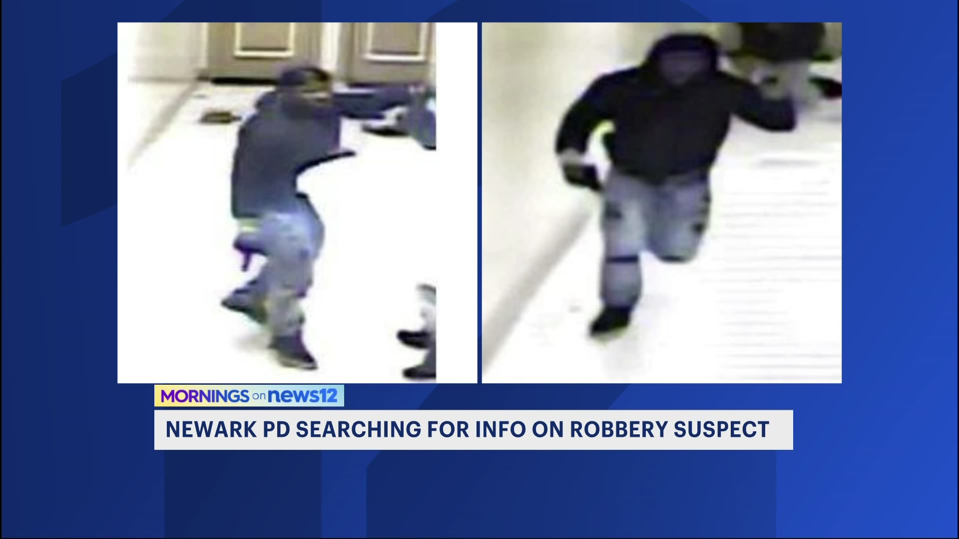 Newark police search for suspect wanted in connection with an armed robbery