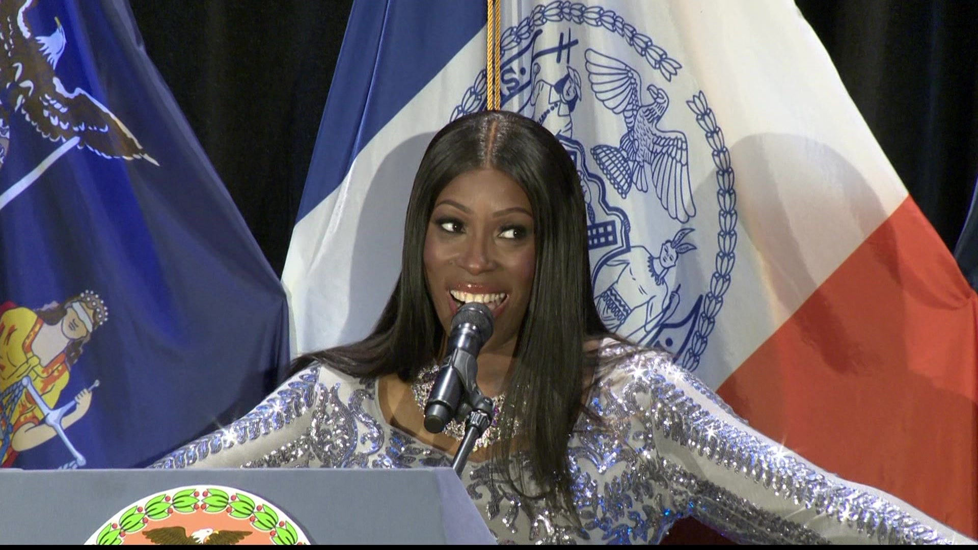 News 12 | Brooklyn | Bronx Borough President Vanessa Gibson Delivers ...