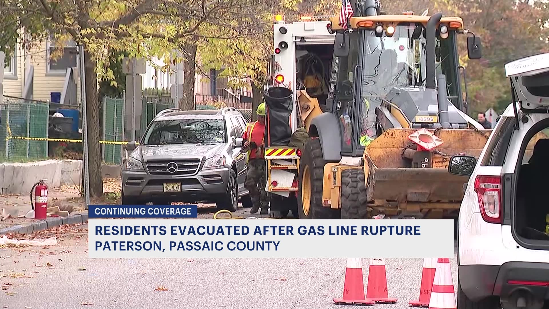 Residents evacuated from Paterson community following gas line rupture