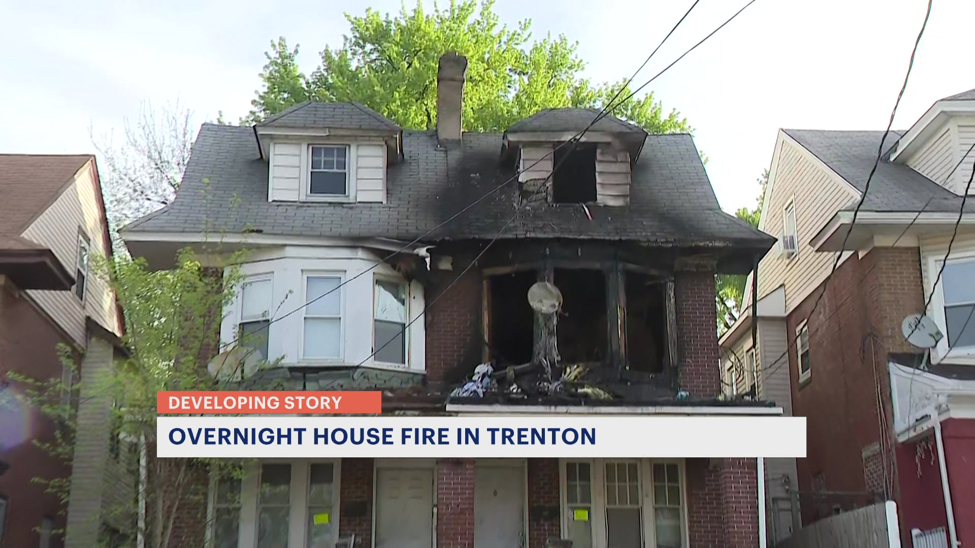 Overnight fire in Trenton damages homes, displaces residents