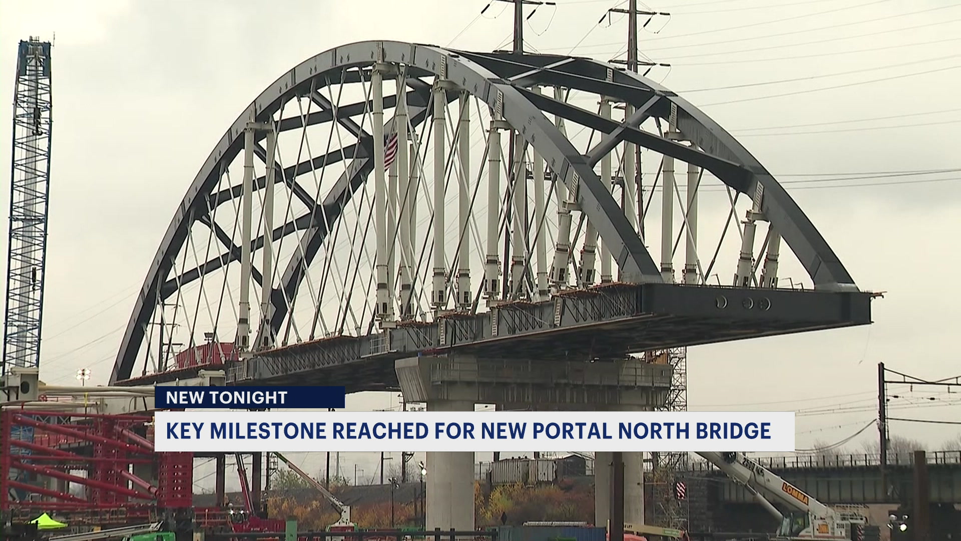 First arch installed for new Portal Bridge; trains expected to cross in ...