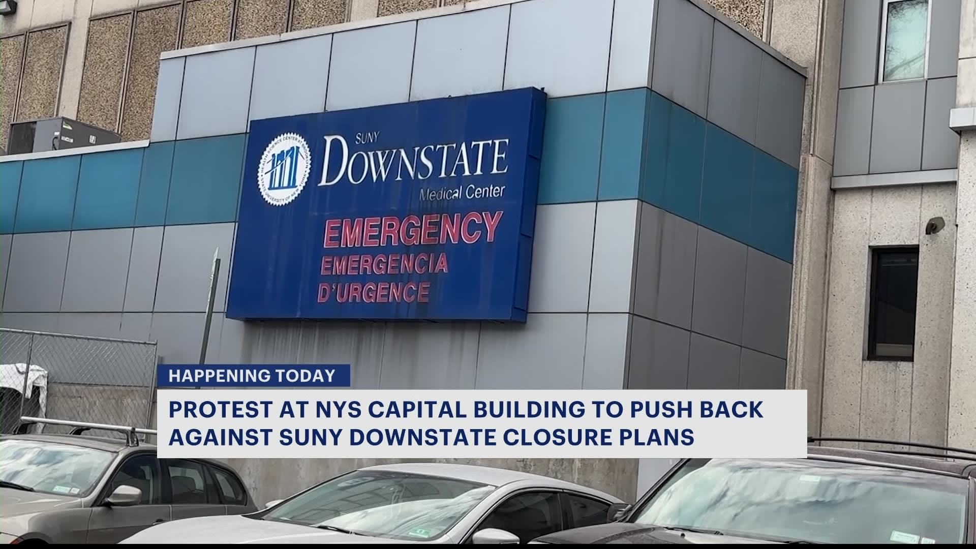 Protest in Albany looks to push back against SUNY Downstate closure plans