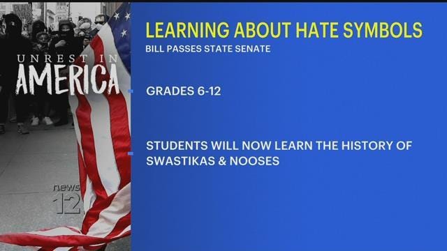 NY to start teaching kids about hate symbols like swastikas and nooses