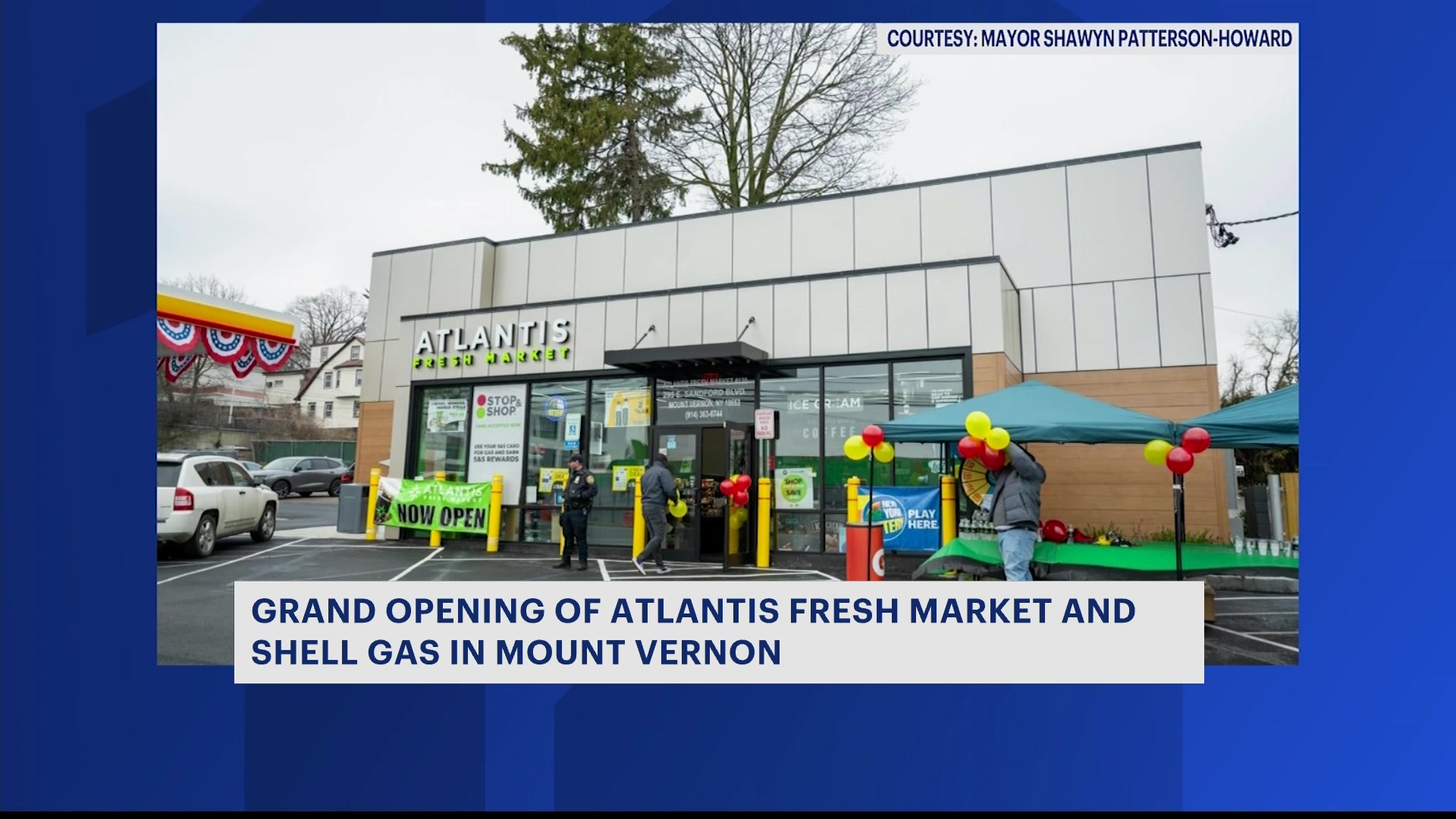 News 12 | Westchester | Shell Gas & Atlantis Fresh Market holds grand ...