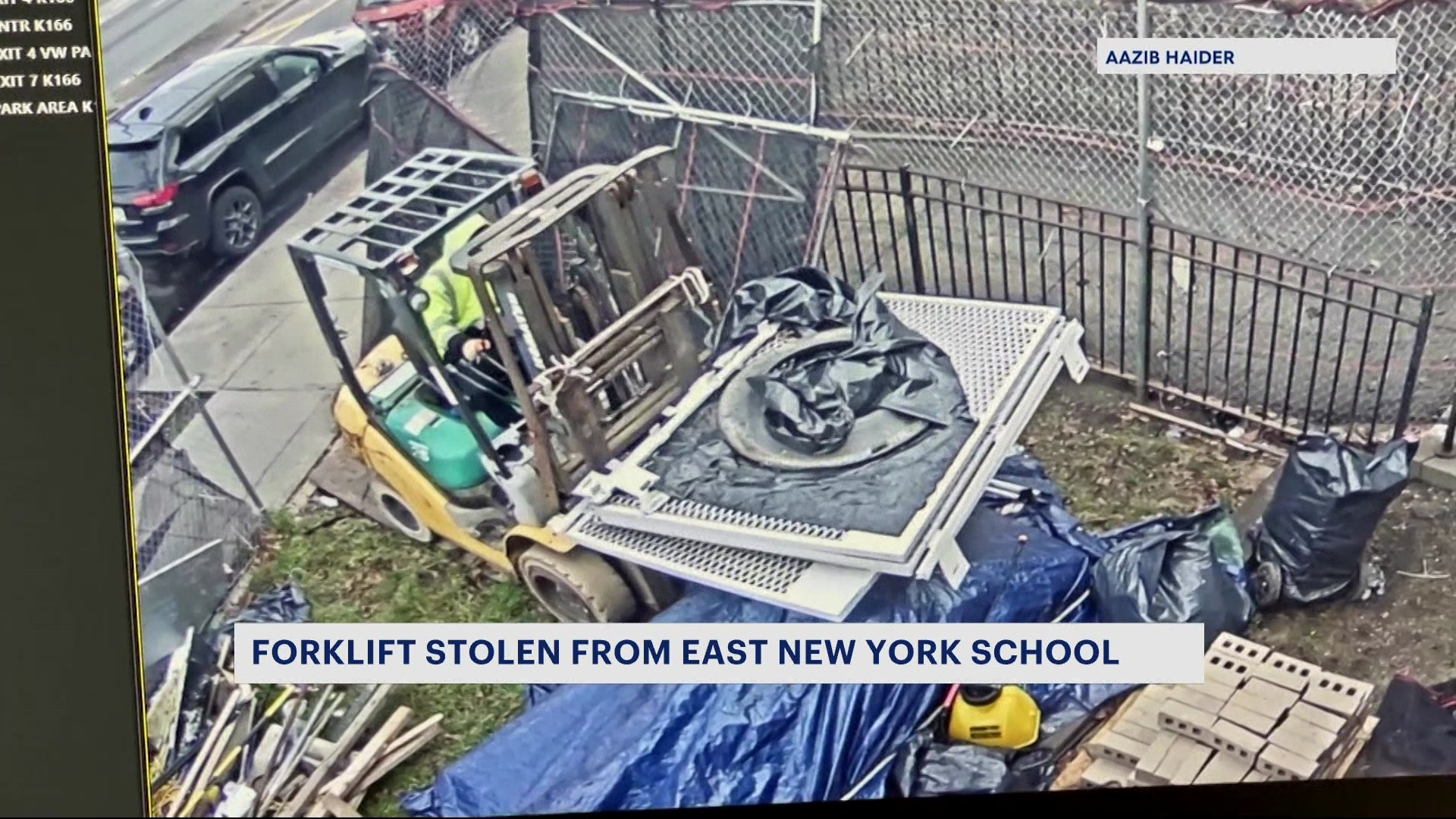 News 12 | Brooklyn | Construction Company Forklift Stolen In Broad ...