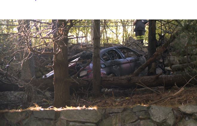 Ring camera captures violent car crash in Stony Point