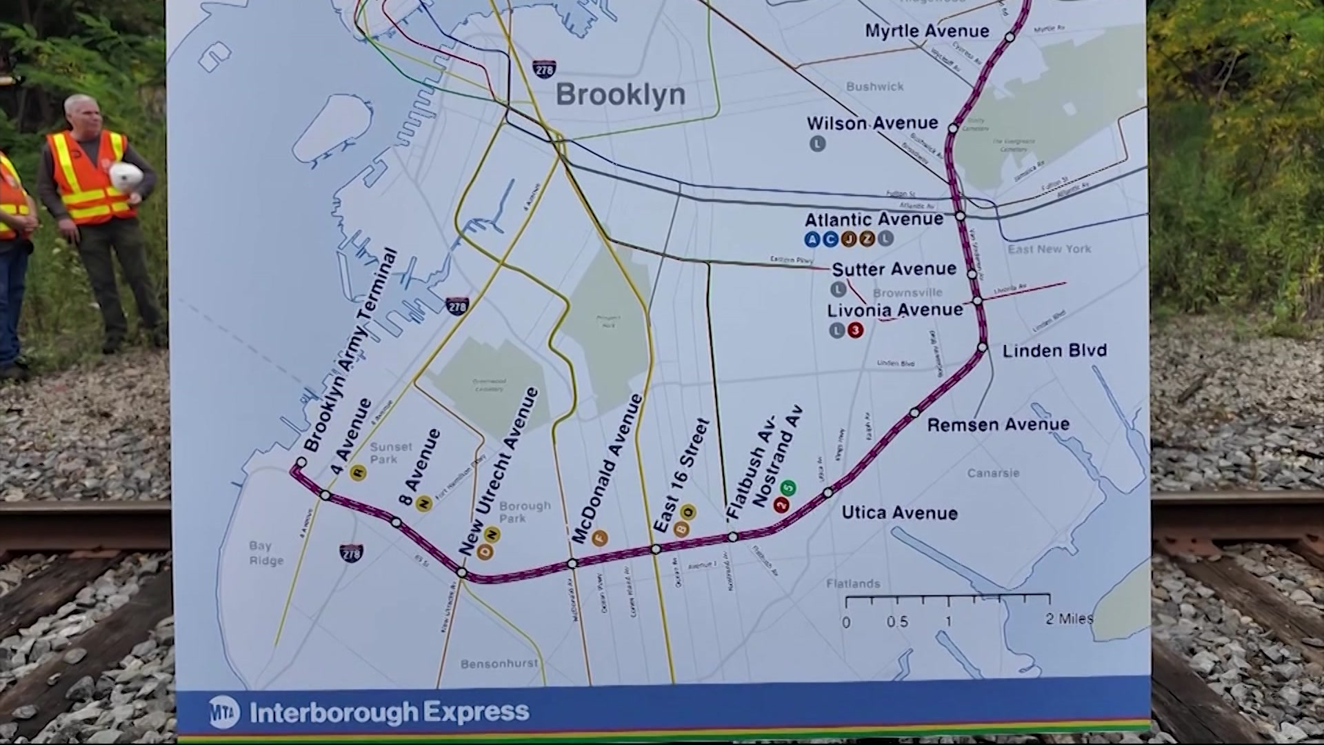 Interborough Express rail line moves closer to reality