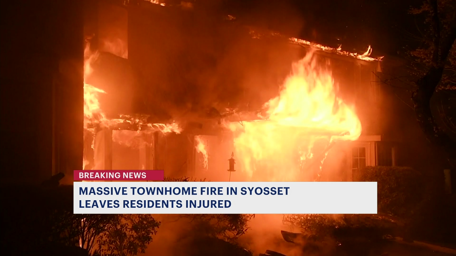 Large fire at Syosset townhome complex displaces residents