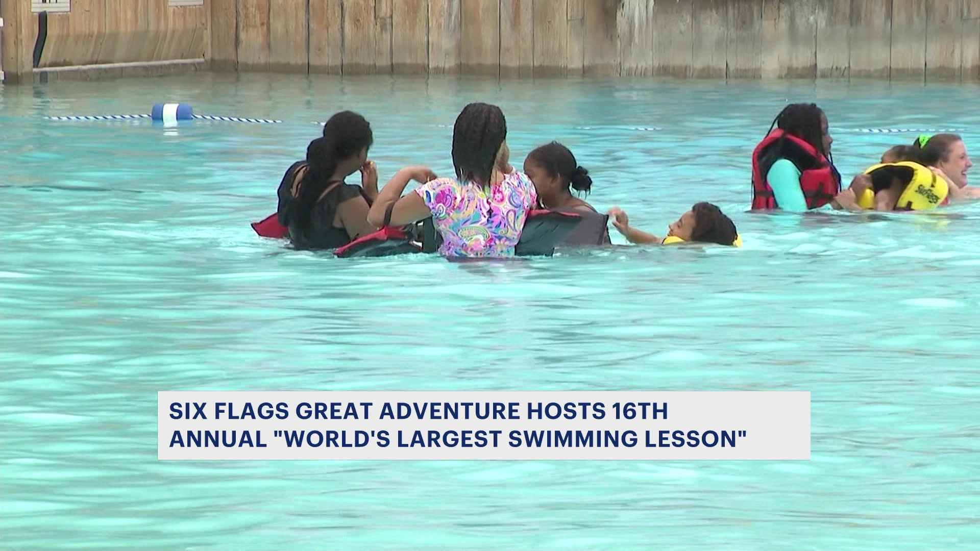 Great Adventure participates in 16th annual World’s Largest Swim Lesson ...