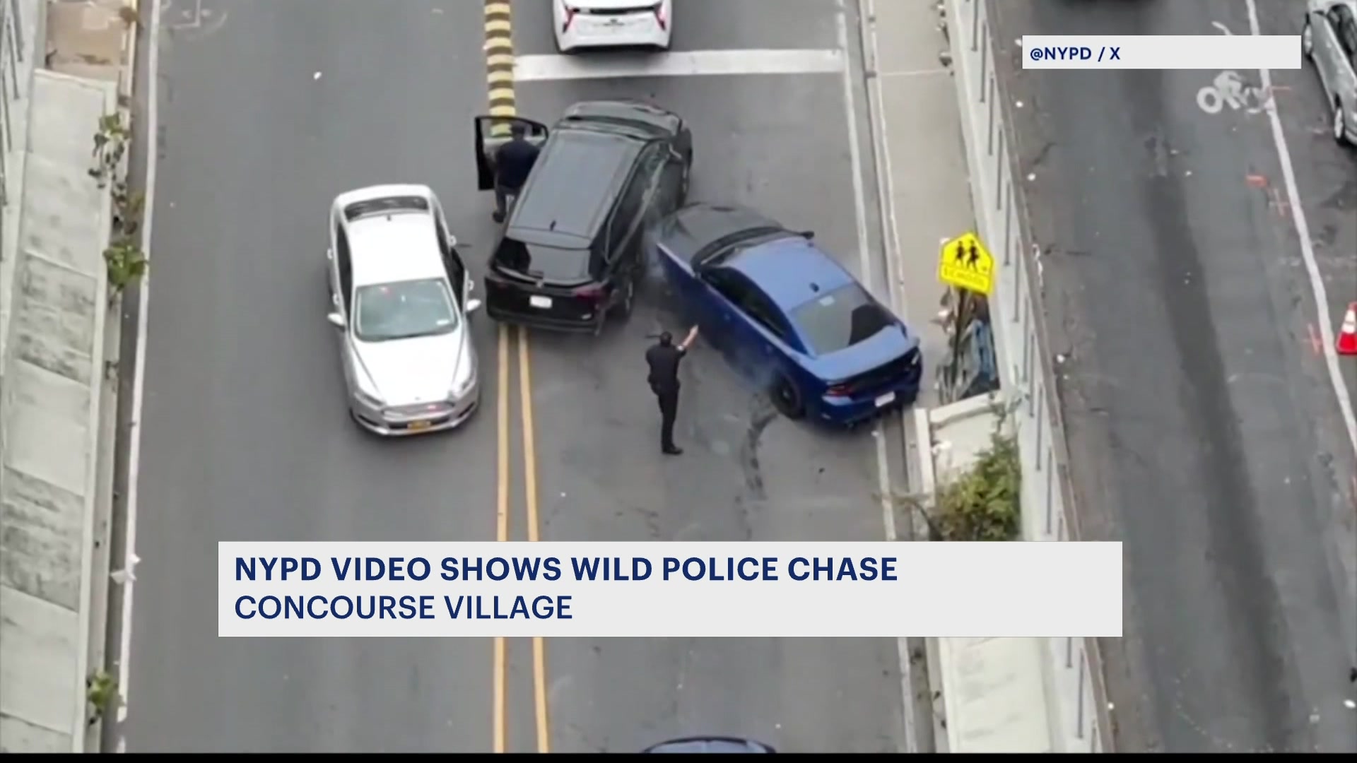 NYPD arrest suspected car thieves in wild foot chase caught on bodycam