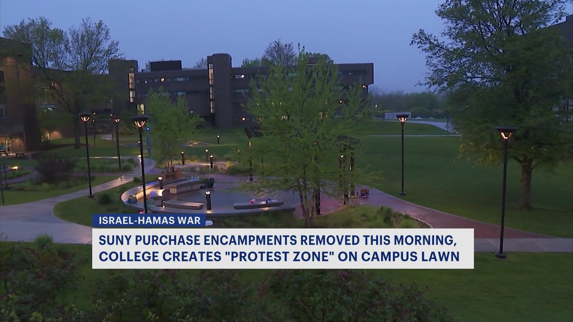 SUNY Purchase creates ‘protest zone’ following encampment break up by ...