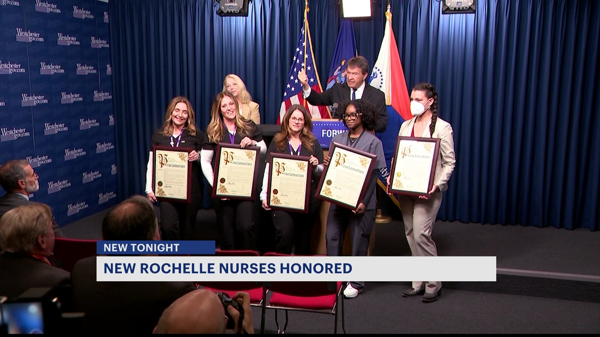 Nurses from New Rochelle HS recognized for saving student with Narcan