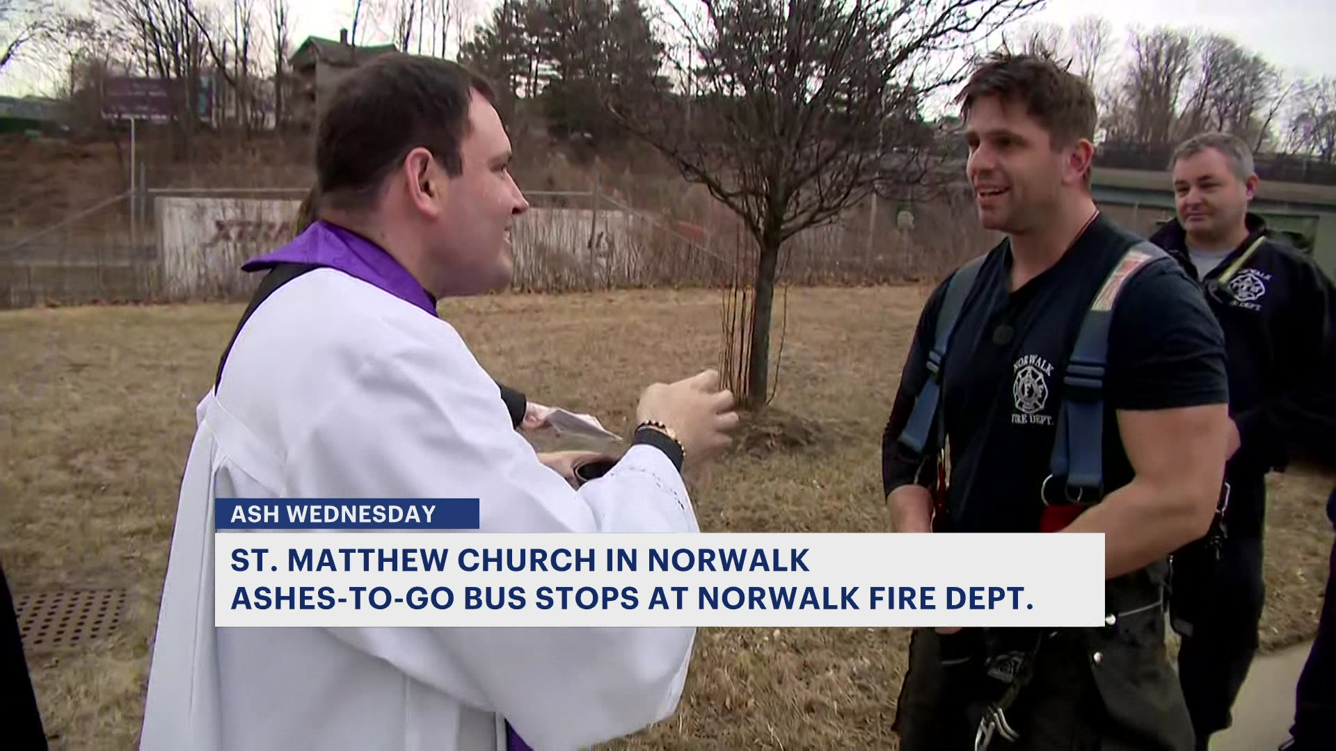 News 12 | Westchester | Norwalk Church Launches Ashes To Go Bus
