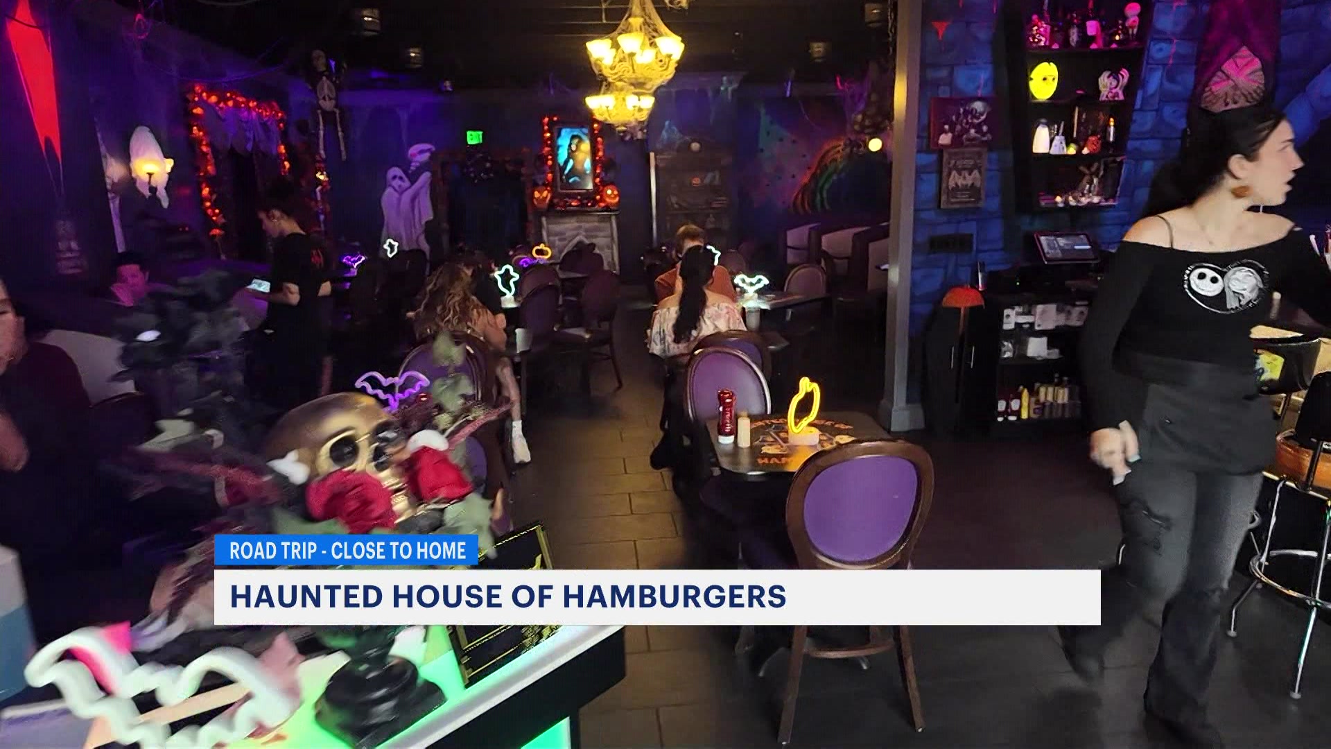 News 12 | New York | Enjoy burgers to die for at Haunted House of ...