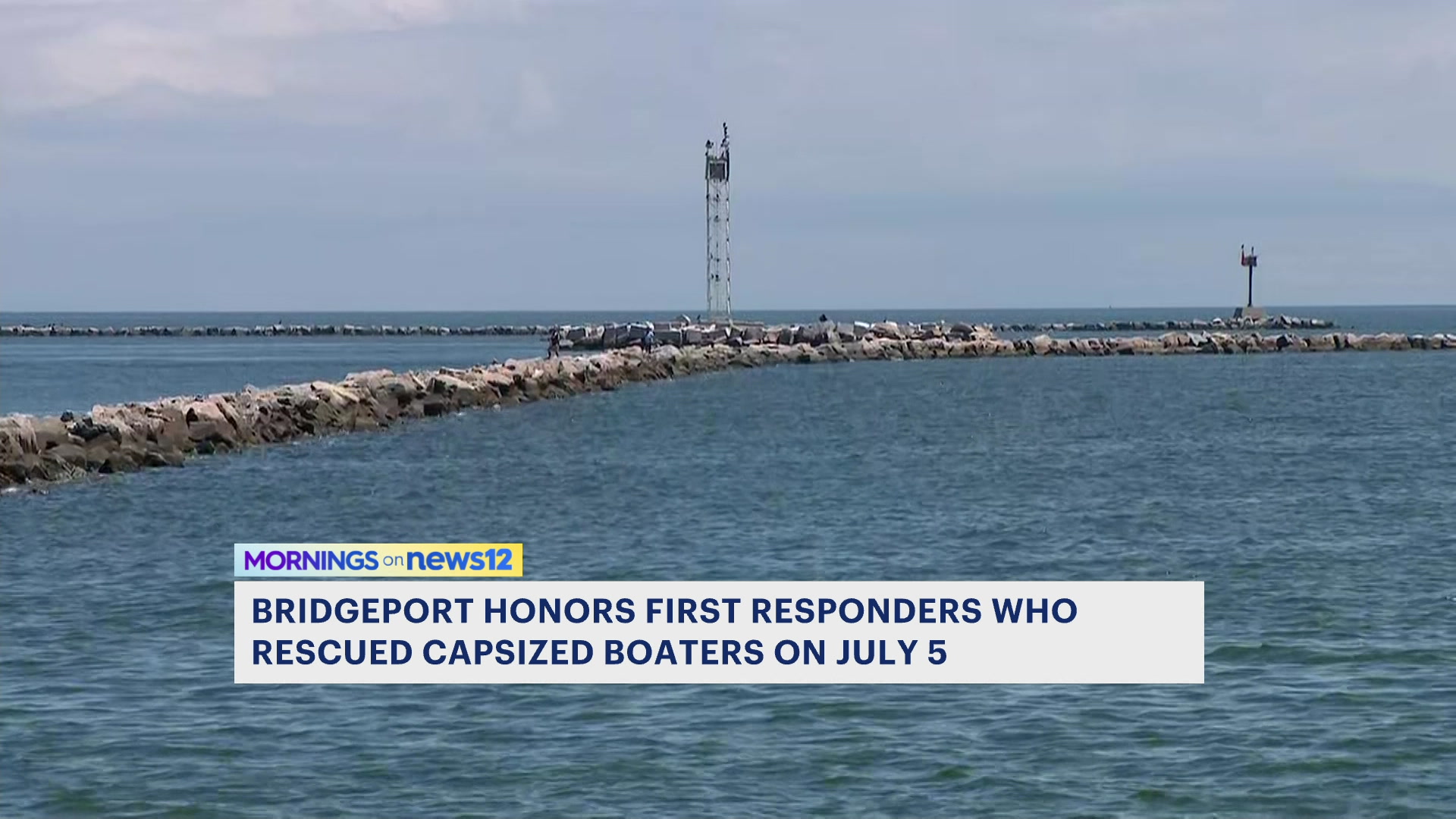 Bridgeport honors first responders for July 5 boat rescue