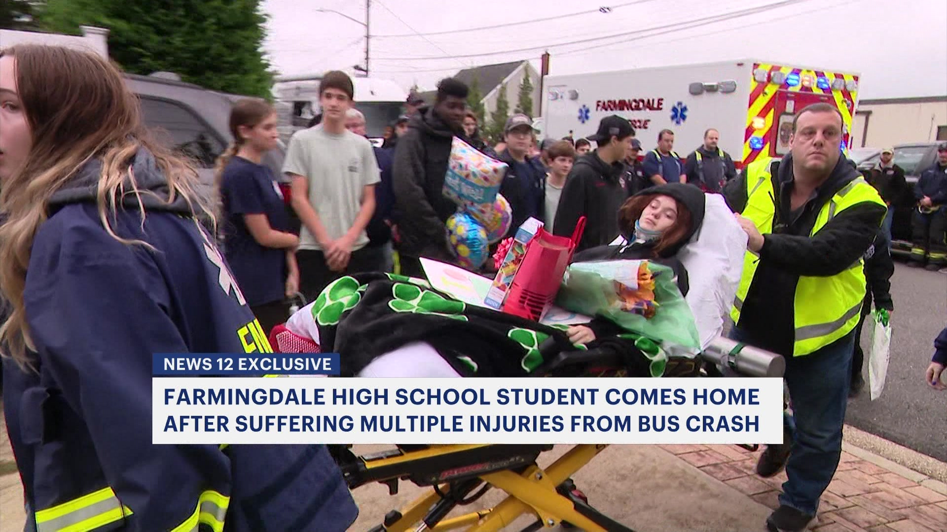 News 12 | Long Island | Emotional homecoming: High school marching band ...