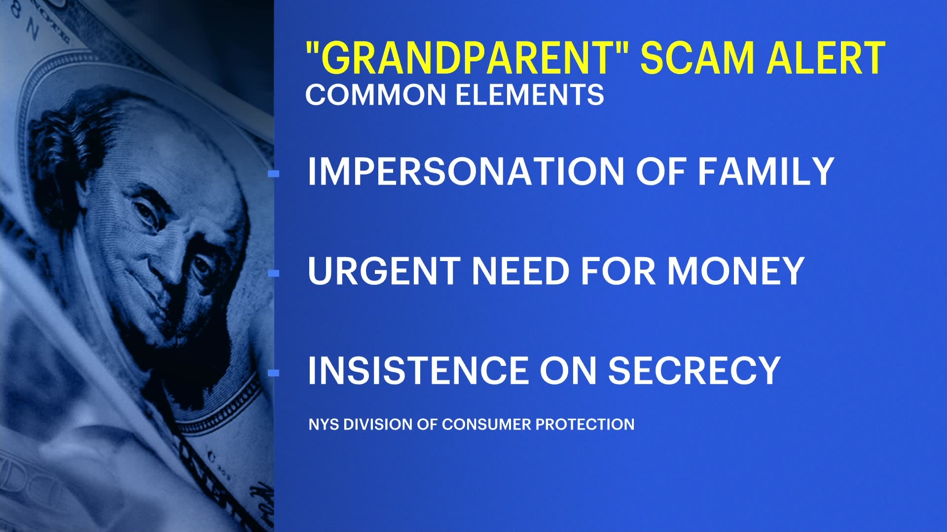 Division of Consumer Protection: Scams targeting seniors are increasing