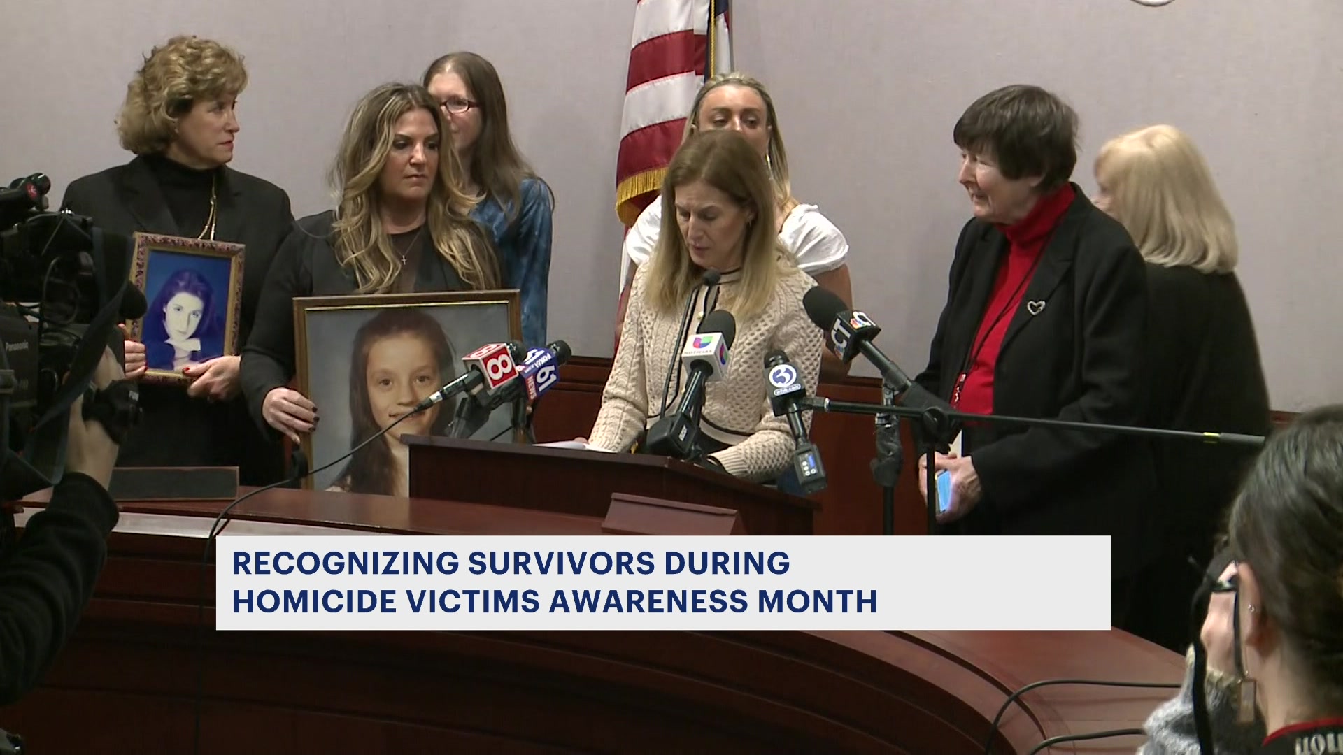 Advocates speak on Homicide Victims Awareness Month in Hartford