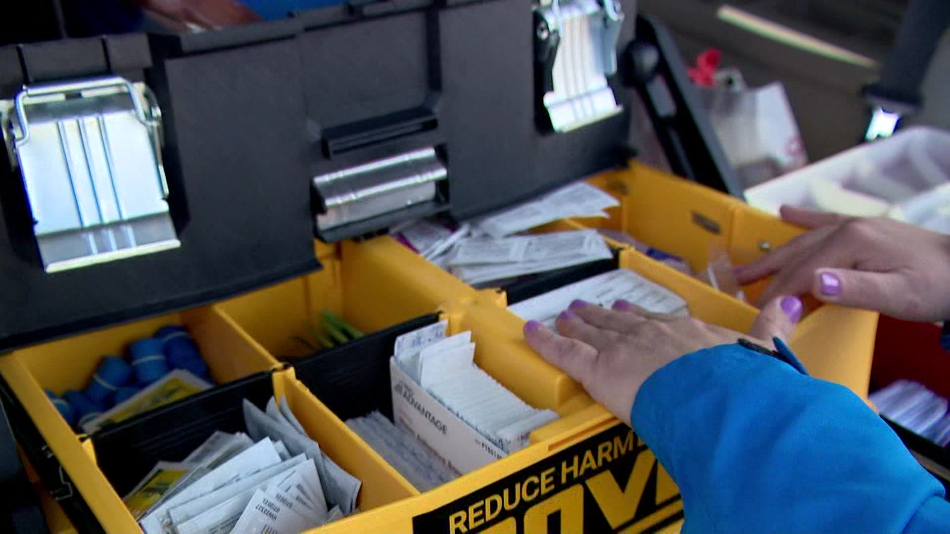 Recovery Network of Programs using harm reduction van to make a ...