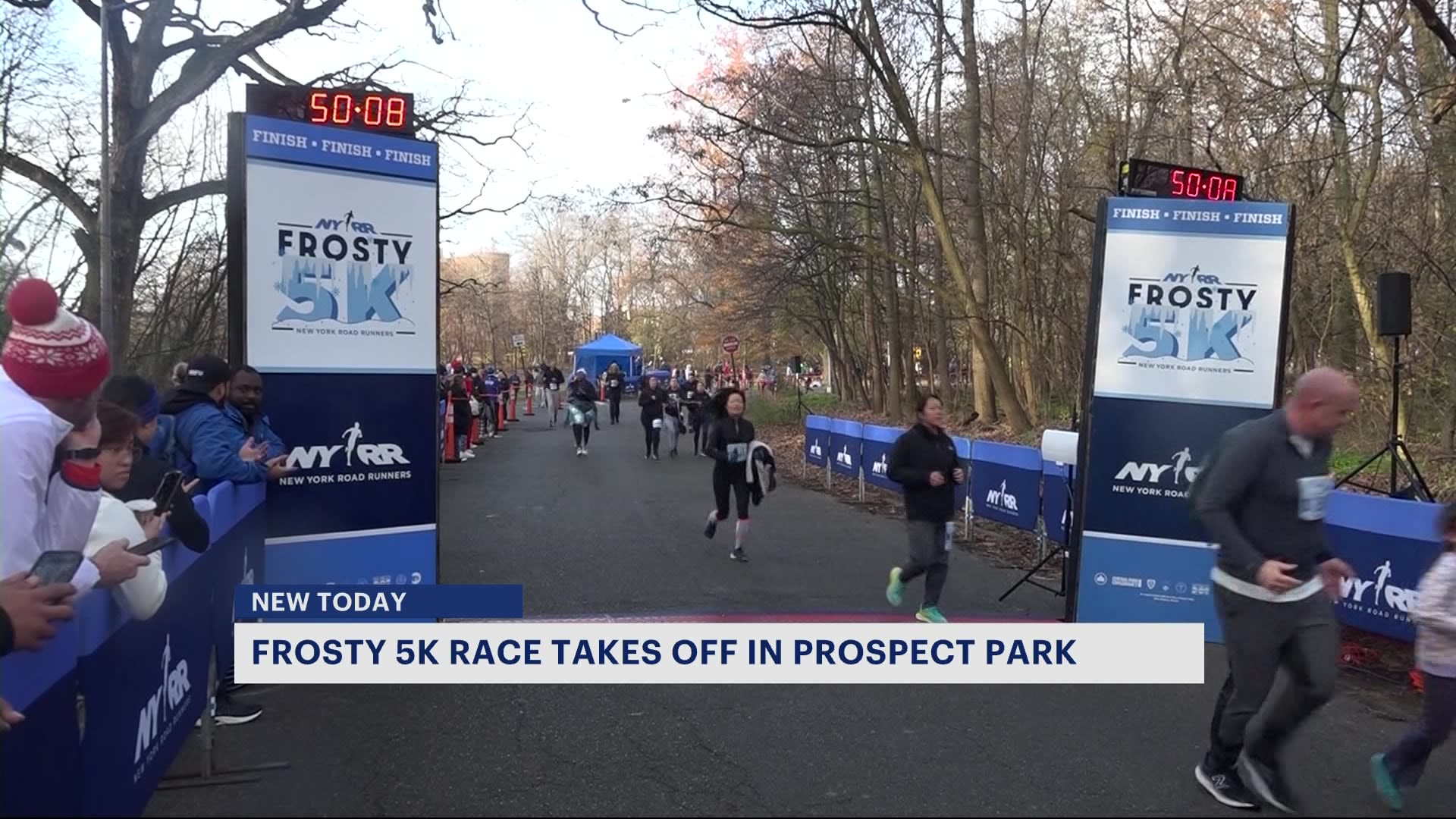 Frosty 5K race brings thousands of runners to Prospect Park