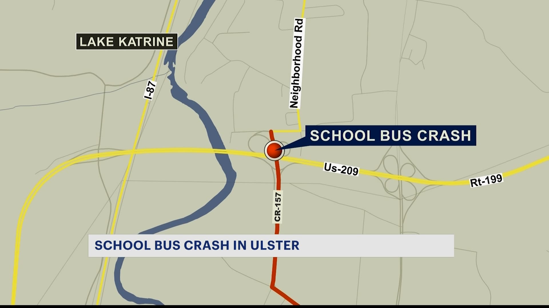 11 sustain minor injuries in crash involving school bus in Ulster County