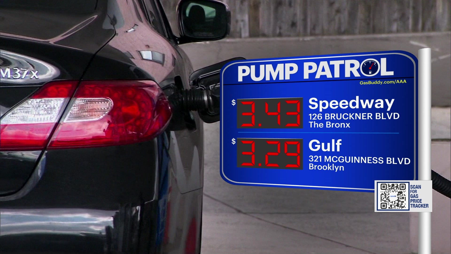 News 12 | The Bronx | Pump Patrol: Gas prices back on the rise across NYC