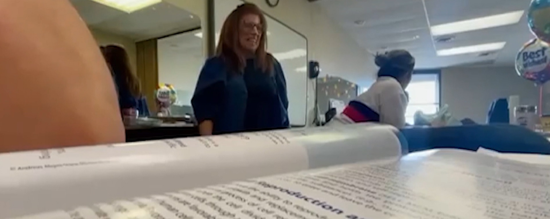 Heartbreaking video shows moments teachers stopped class to tell ...