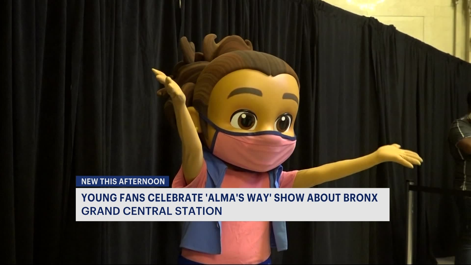 Young fans celebrate PBS show 'Alma's Way' at Grand Central Terminal