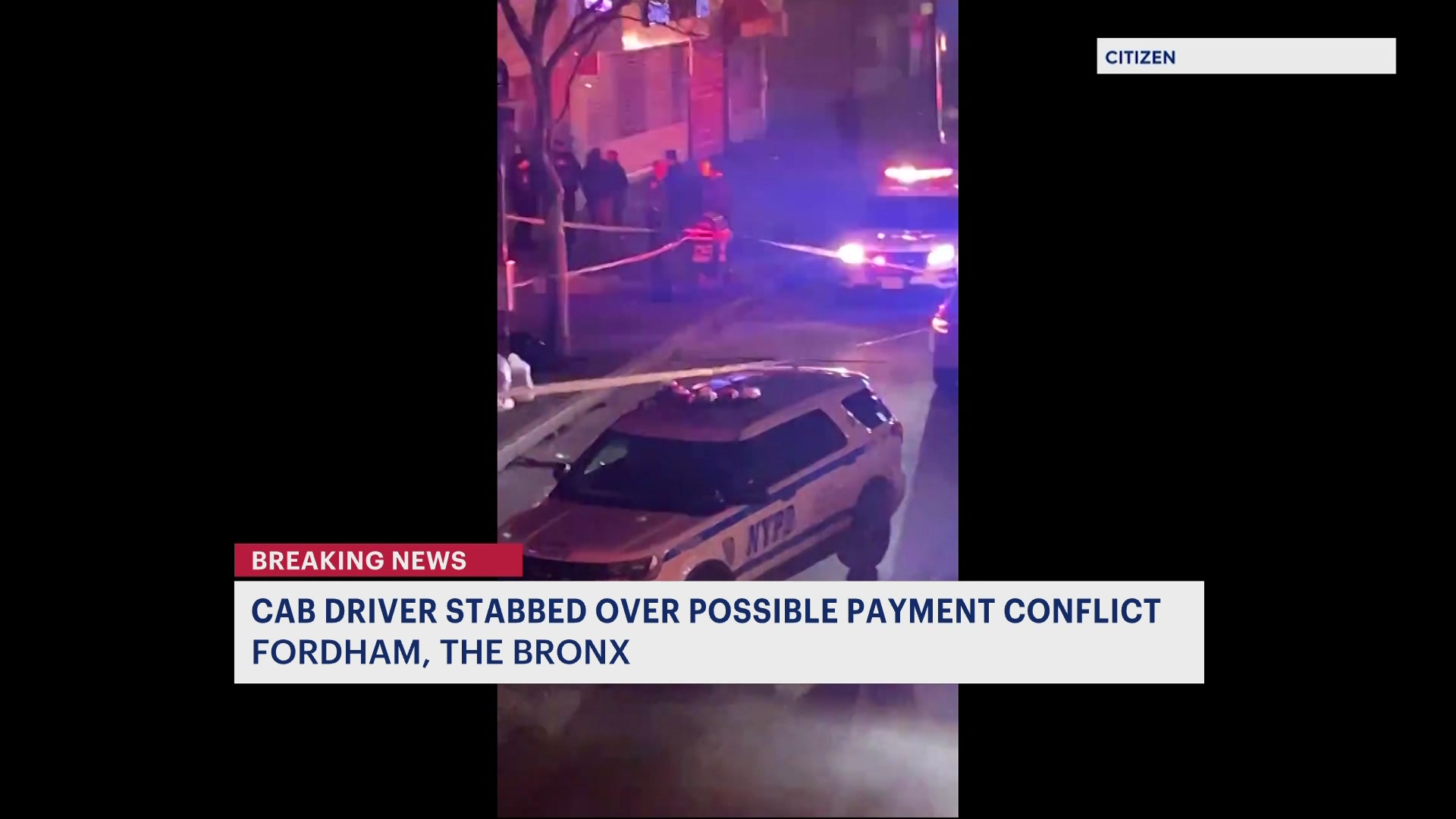 NYPD: Cab driver stabbed over possible payment dispute