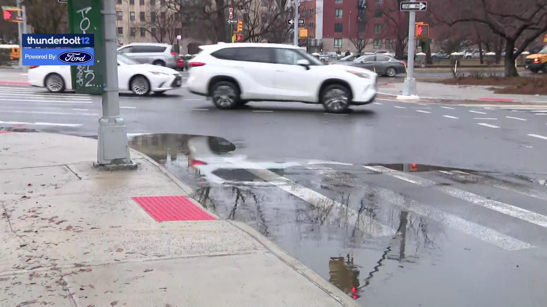 THUNDERBOLT 12: Tracking road conditions in The Bronx amid wet weather