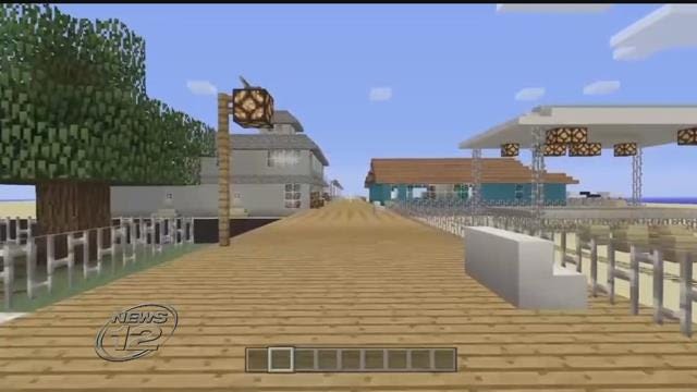 Man recreates Point Pleasant Beach boardwalk in ‘Minecraft’