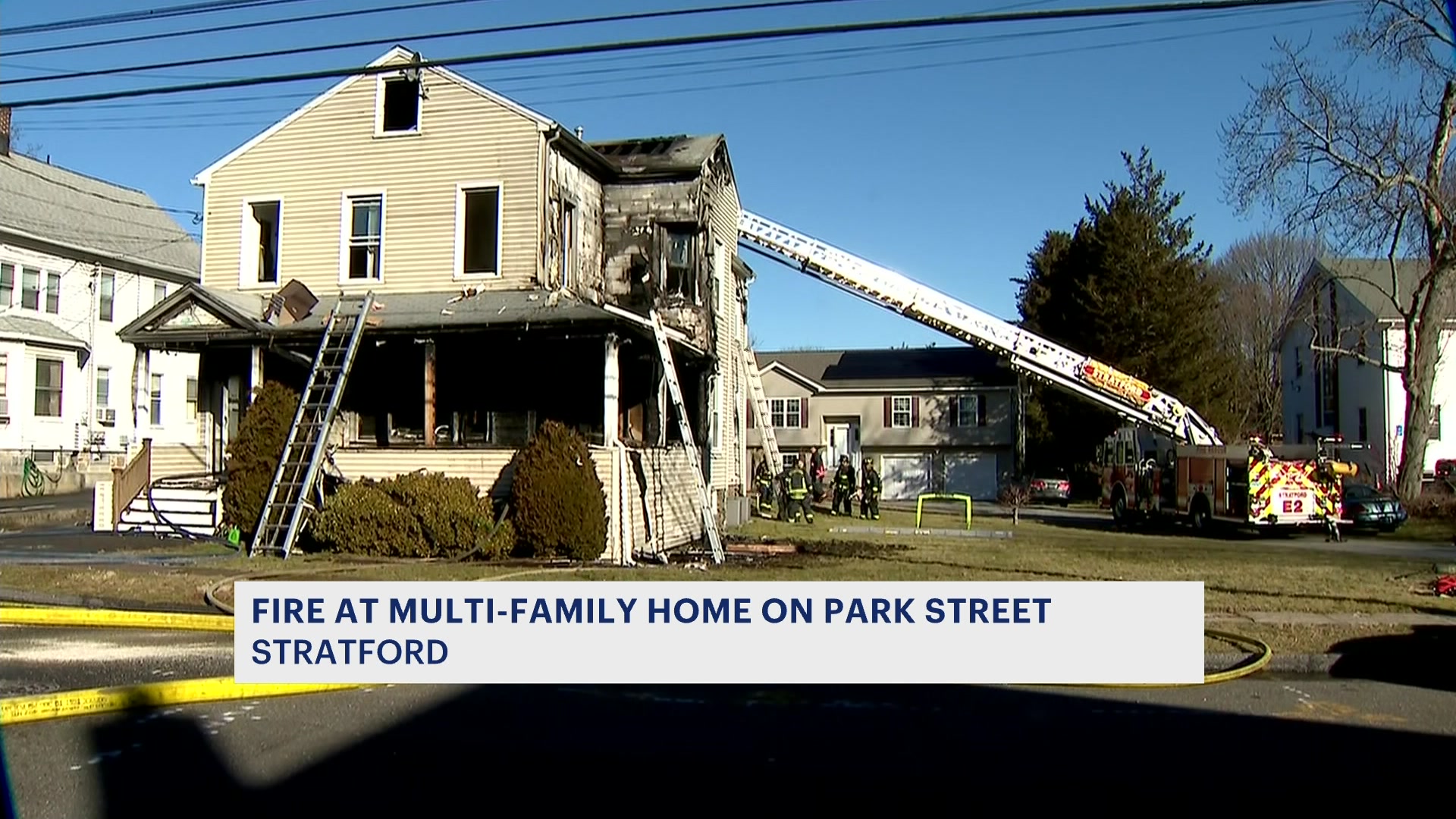 Stratford fire fighters rescue pets in multifamily house fire