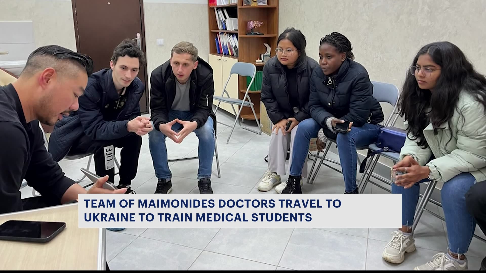 Team of Maimonides doctors return from Ukraine medical aid trip