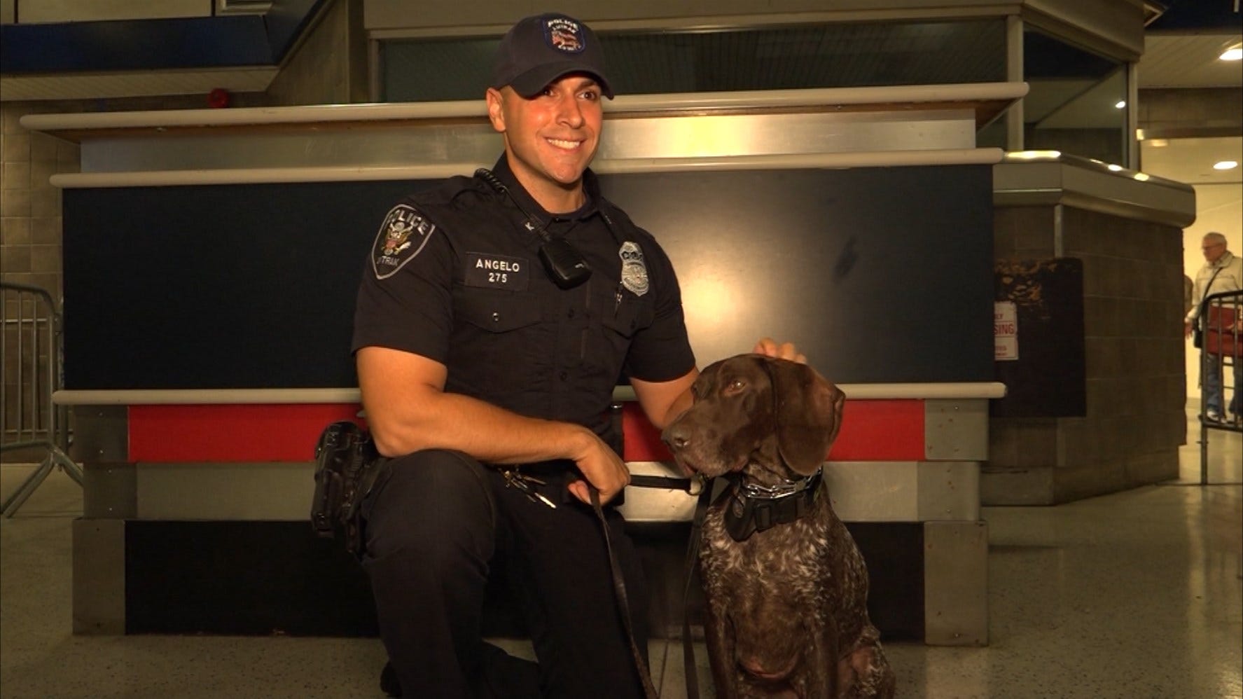 News 12 | New Jersey | Amtrak Officer Dog Work Together To Keep Penn ...