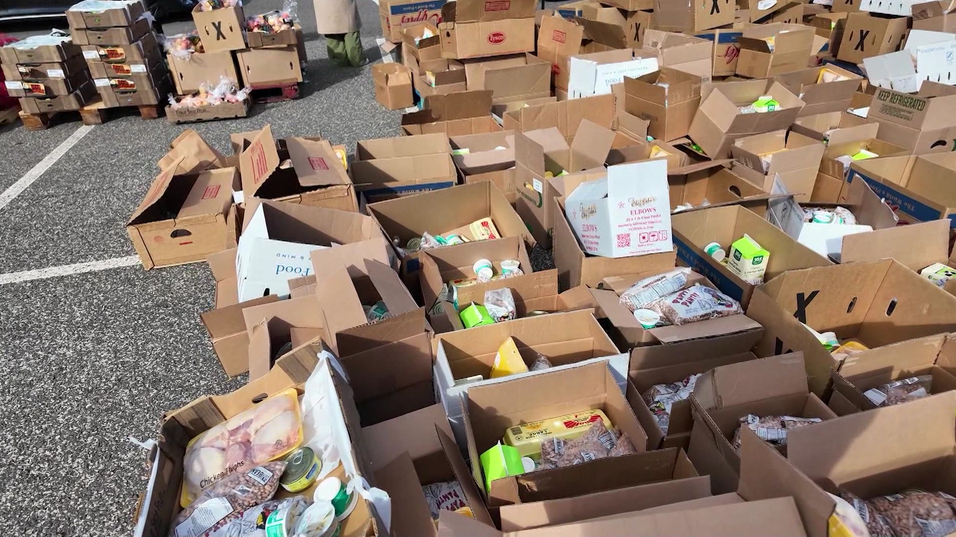 News 12 | Westchester | Hundreds Line Up For Food Distribution Event At ...