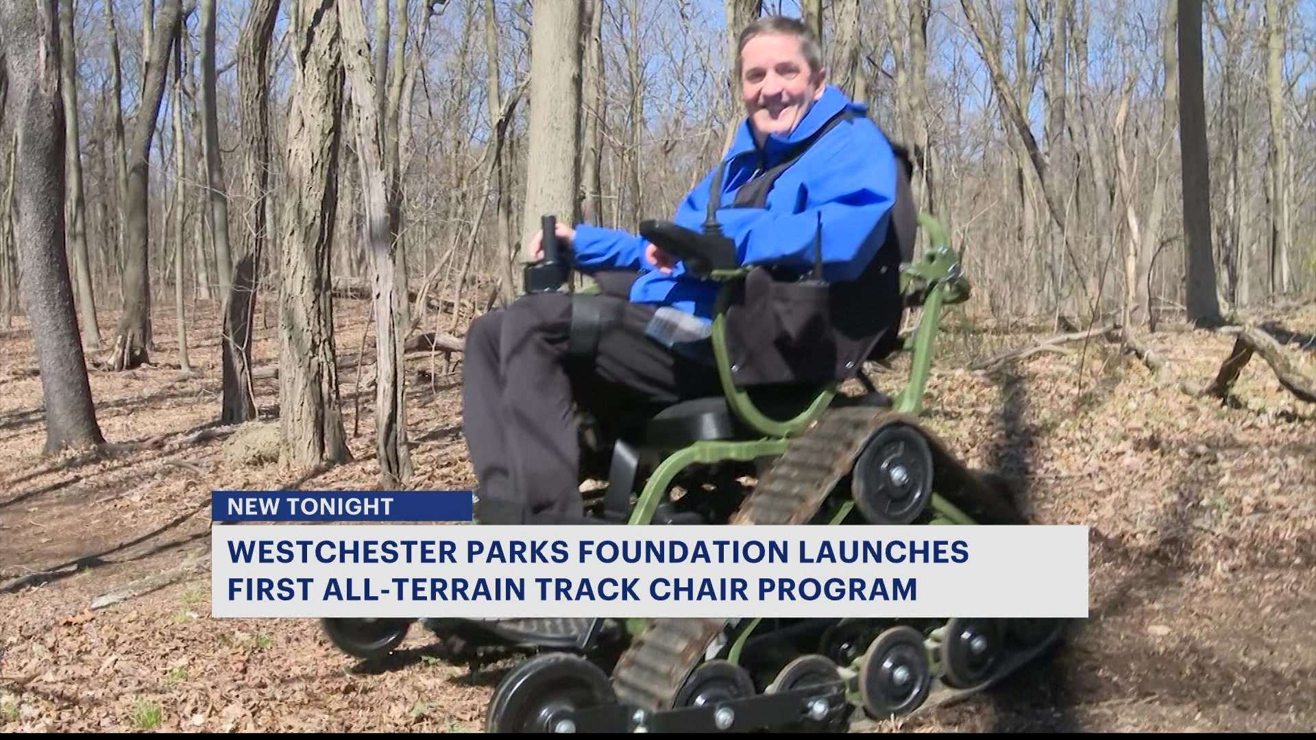 Program allows people with disabilities to use free all-terrain track ...