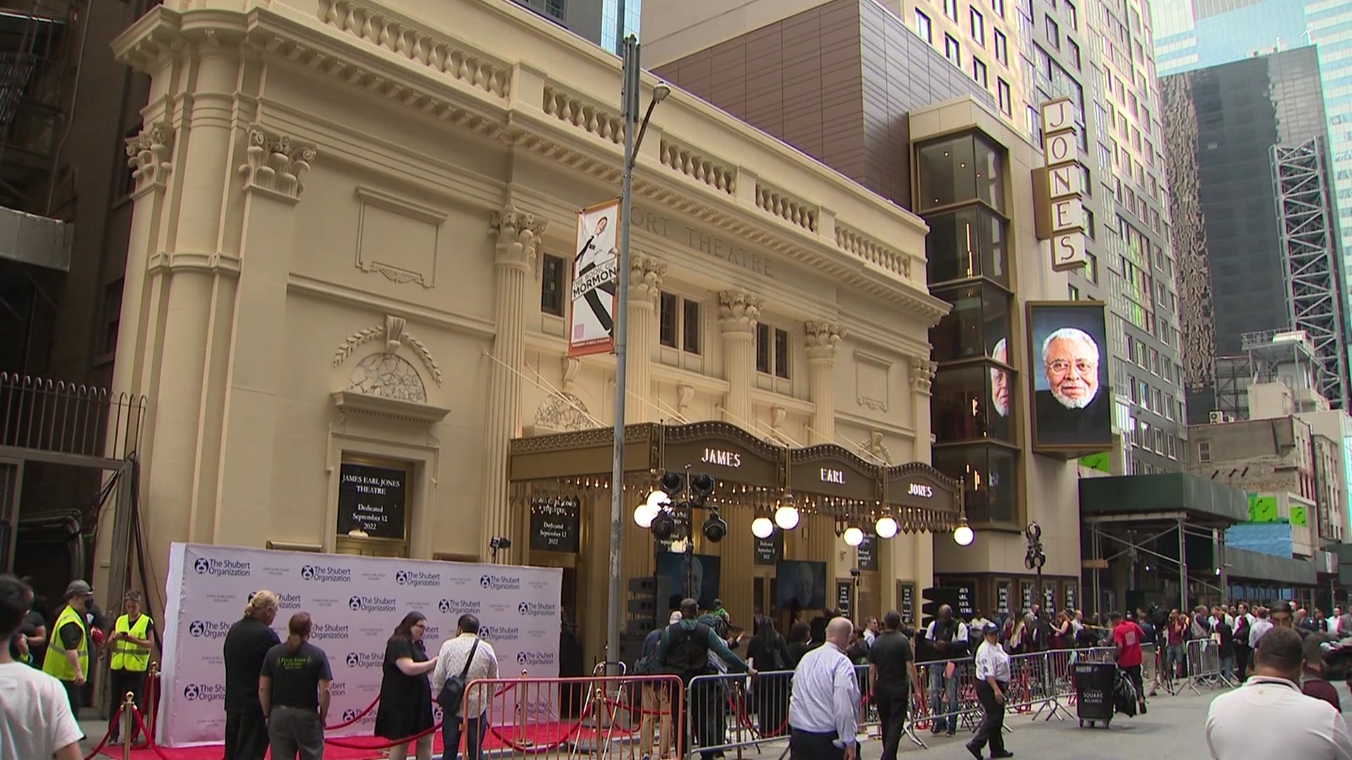Broadway’s former Cort Theatre renamed in honor of actor James Earl Jones