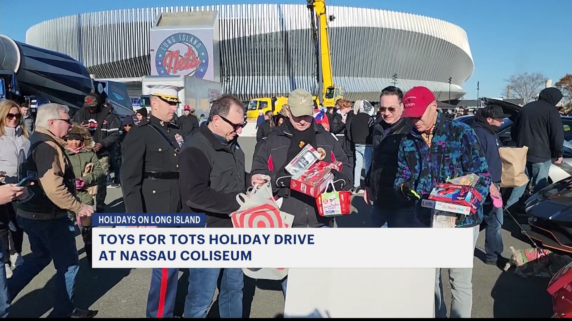 Thousands of gifts collected at Nassau Coliseum Toys For Tots event