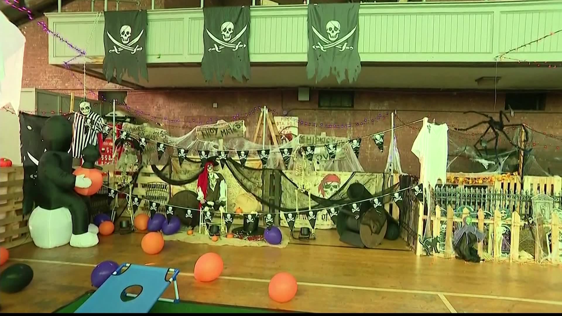 Hempstead police unveil 2nd annual Halloween haunted house