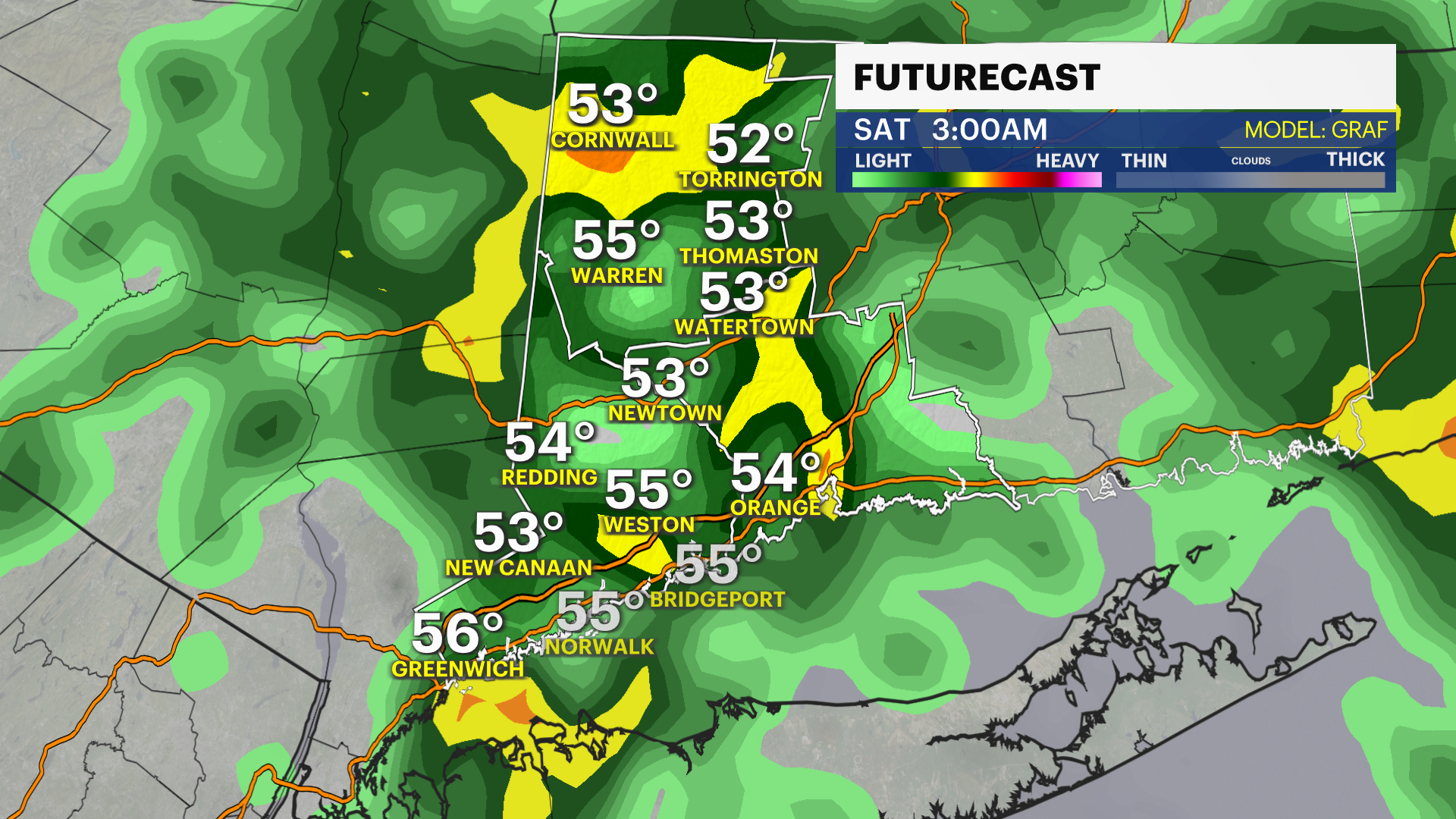 Storm Watch: Flood warning in effect for parts of CT as heavy rainfall ...