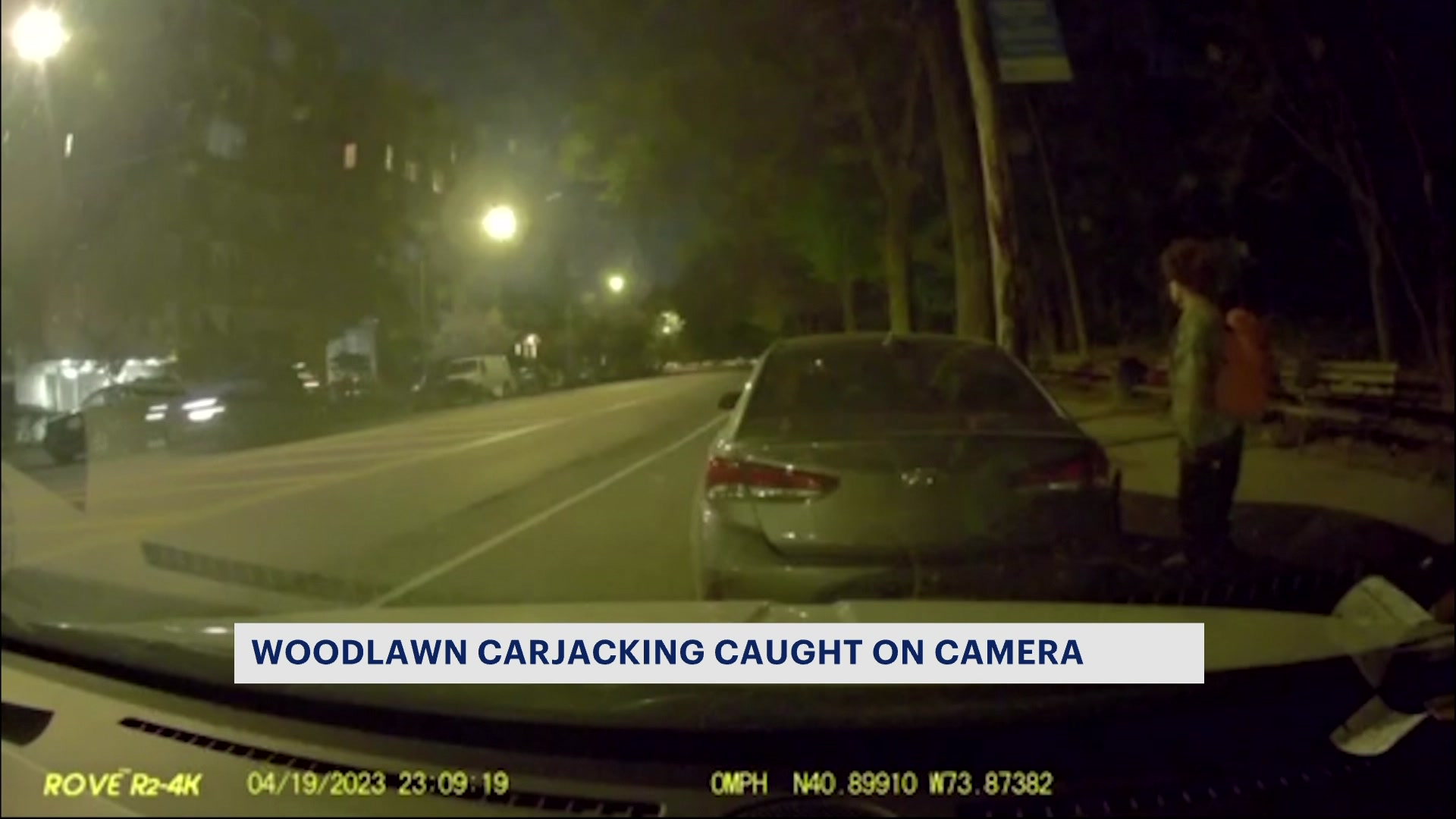 Carjacking incident in Woodlawn caught on dash cam video
