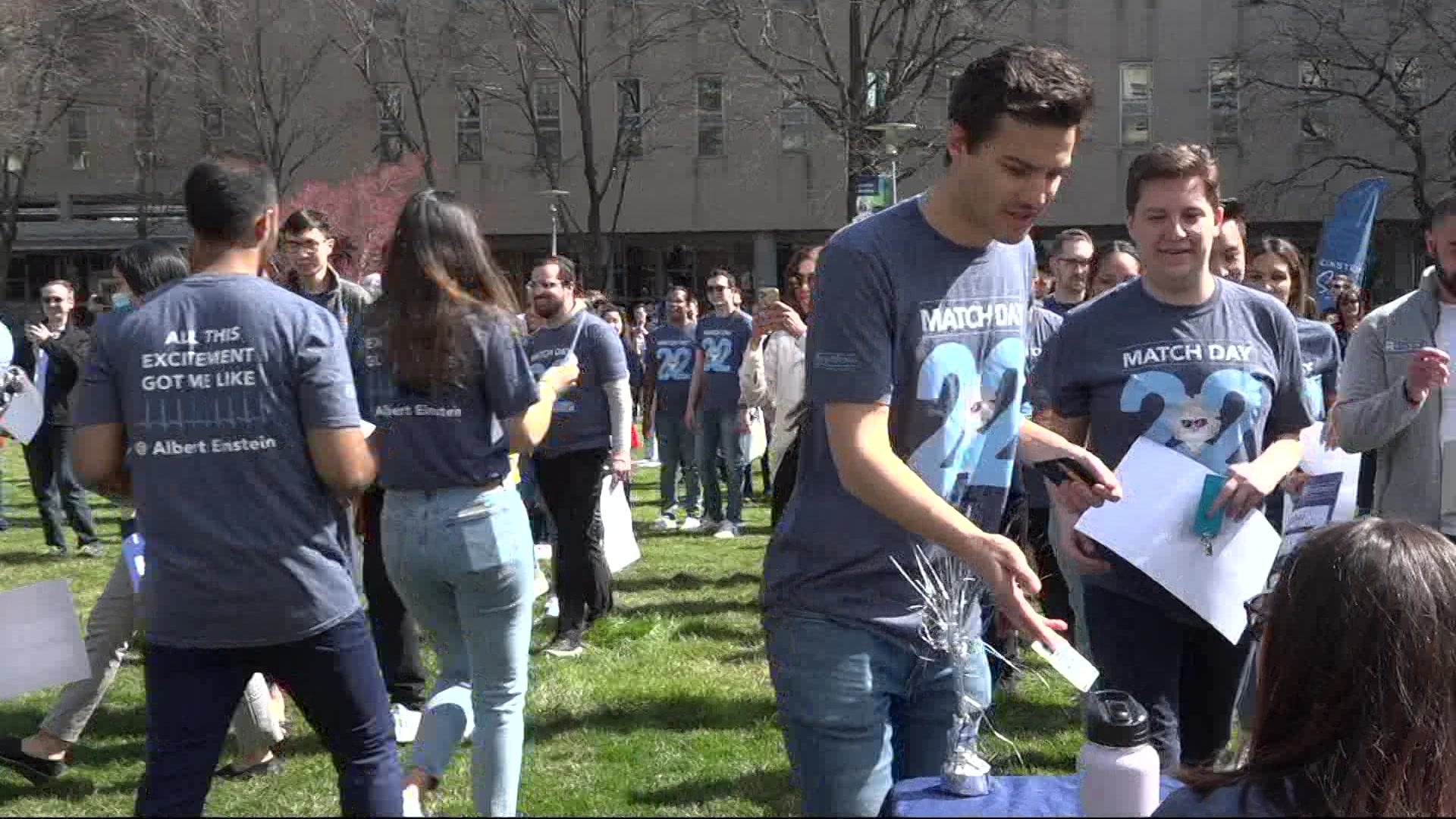 Hundreds of medical students graduate in first 'Match Day' ceremony ...