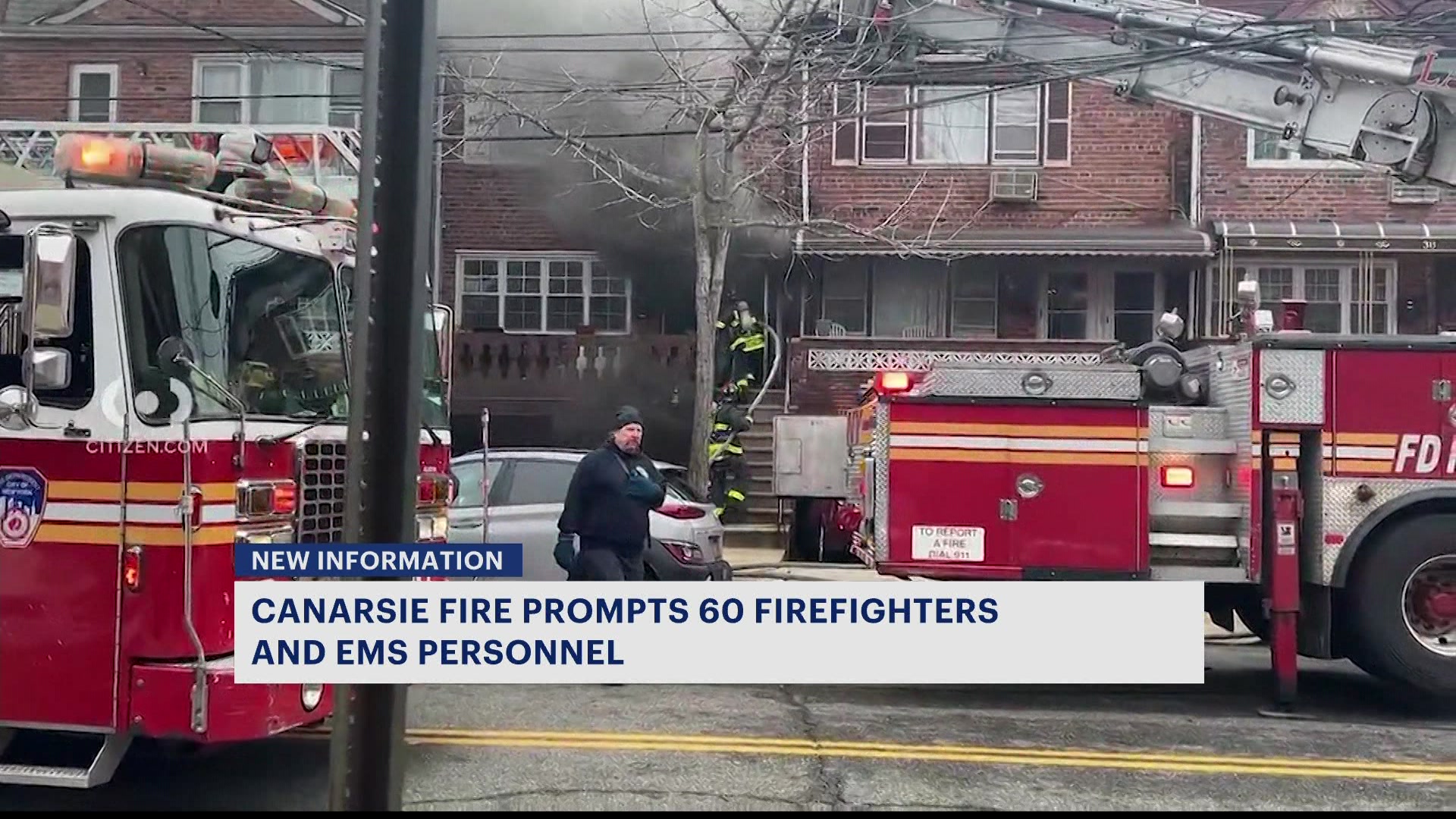 FDNY: 60 fire officials, EMS personnel respond to Canarsie fire